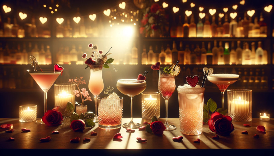 Raising a Glass to Love's Essence - Valentines Day Specials - Cocktail ...