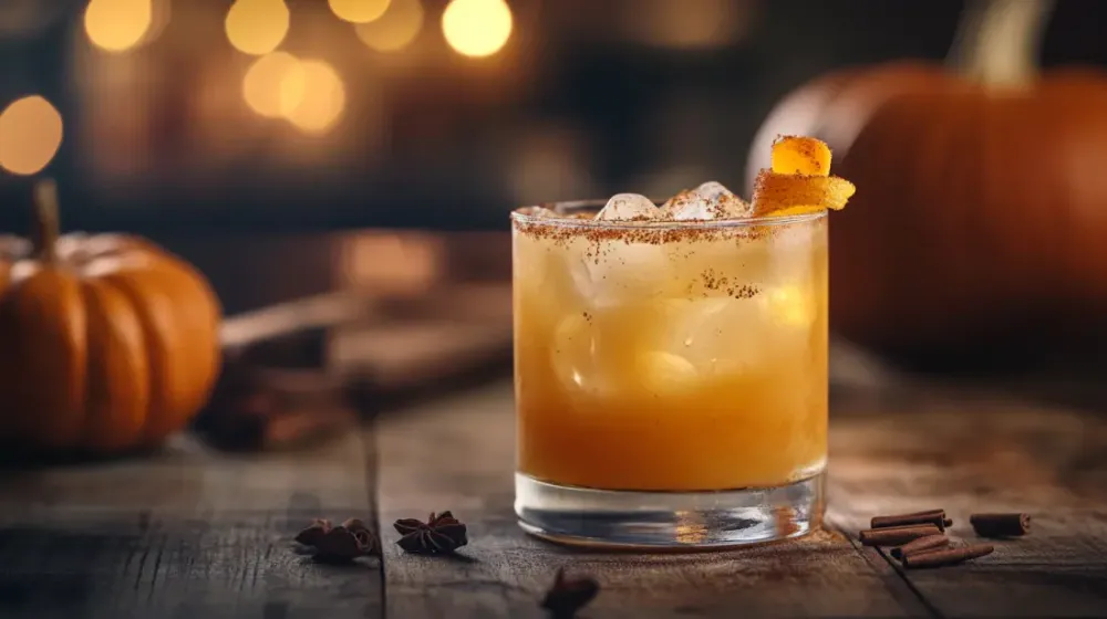 Pumpkin Bourbon Flip cocktail recipe - Make Me a Cocktail